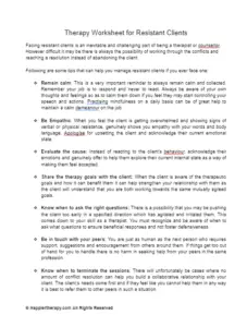 Pain Management Therapy Worksheet | HappierTHERAPY