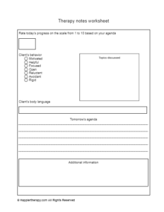 Free Group Therapy Worksheet | HappierTHERAPY