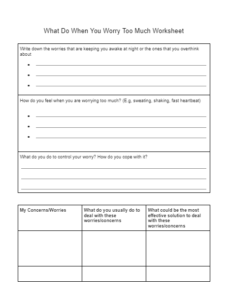CBT Uncertainty Worksheet | HappierTHERAPY