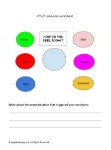 Emotion Body Map Worksheet | HappierTHERAPY