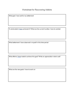 HALT Recovery Worksheet | HappierTHERAPY