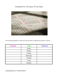 Pre K Autism Worksheet | HappierTHERAPY