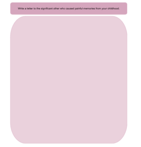 Printable schema therapy worksheet (PDF) - HappierTHERAPY