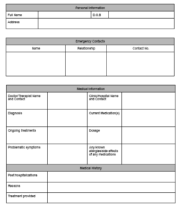 Mental health crisis management plan worksheet - HappierTHERAPY