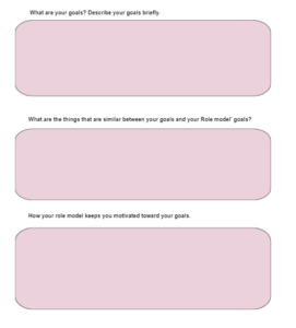 Motivation worksheet- My Role Mode - HappierTHERAPY